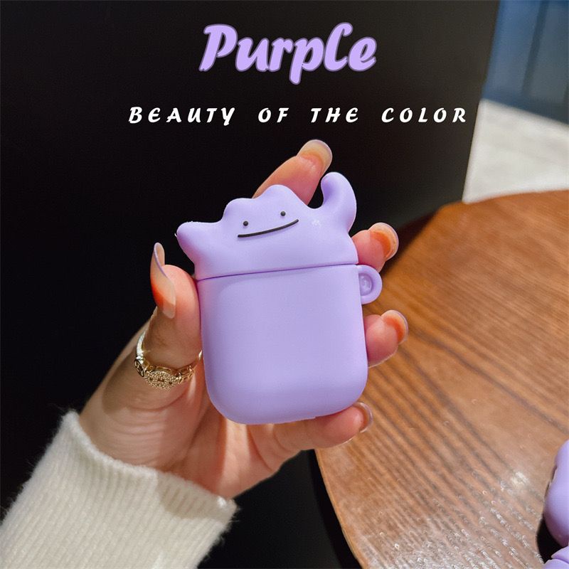 cute cartoon Ditto Pokemon case for airpods 4 Pro 2nd gen 1 2 pro 3 ...