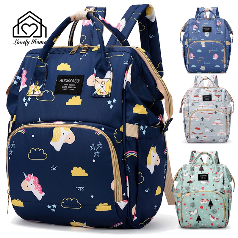 Large capacity waterproof Mummy bag handbag Backpack bag Portable ...