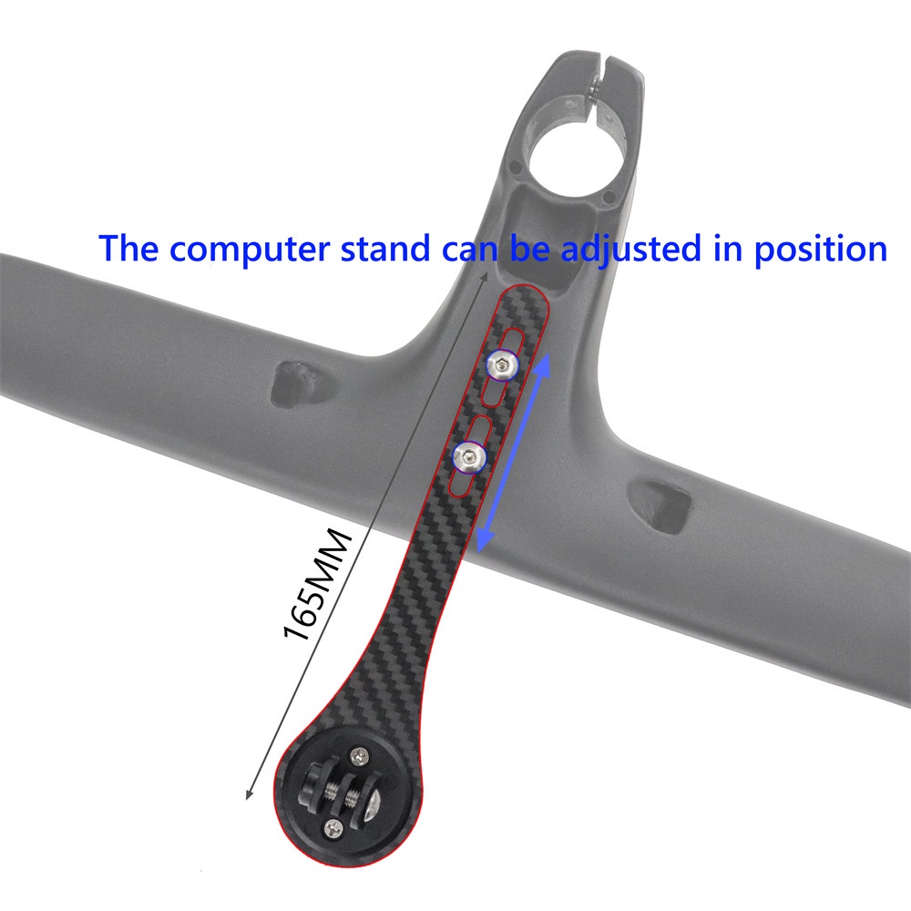 KOCEVLO Road Bike Carbon Handlebar Integrated Route Aero Road Handlebar ...