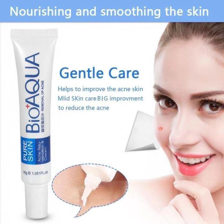 BIOAOUA Pure Skin Anti Acne CREAM 30g | Shopee Singapore