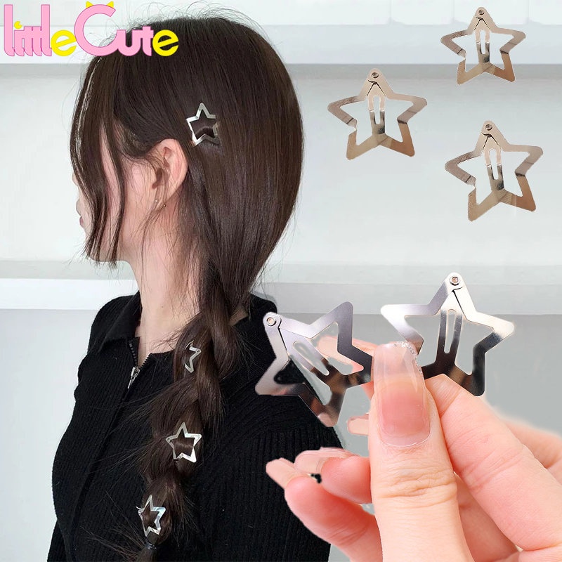Hair Accessories Women Elegant Filigree Star Hair Clip Popular Metal ...