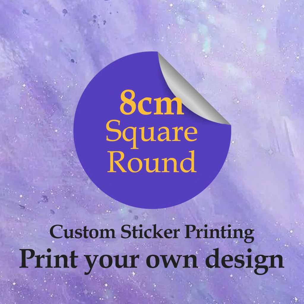 【Buy 48 Get 10 Free】Customise Sticker Label Printing | Shopee Singapore