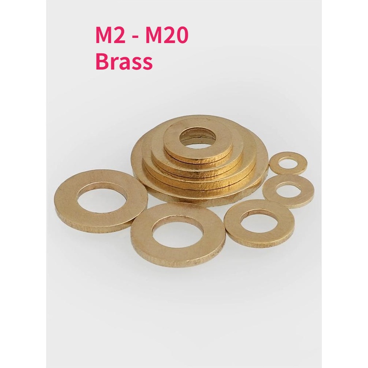 M2 M2.5 M3 M4 M5 M6 M8 M10 M12 M14 M16 M18 M20 GB97 Solid Brass Copper ...