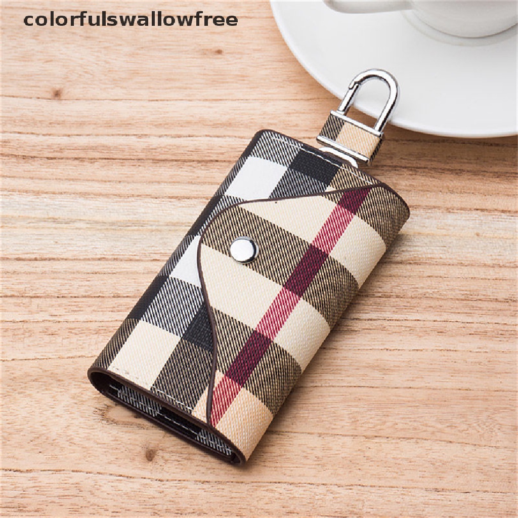 colorfulswallowfree Keyrings Wallet Covered Hasp Fashion Keys Wallets ...