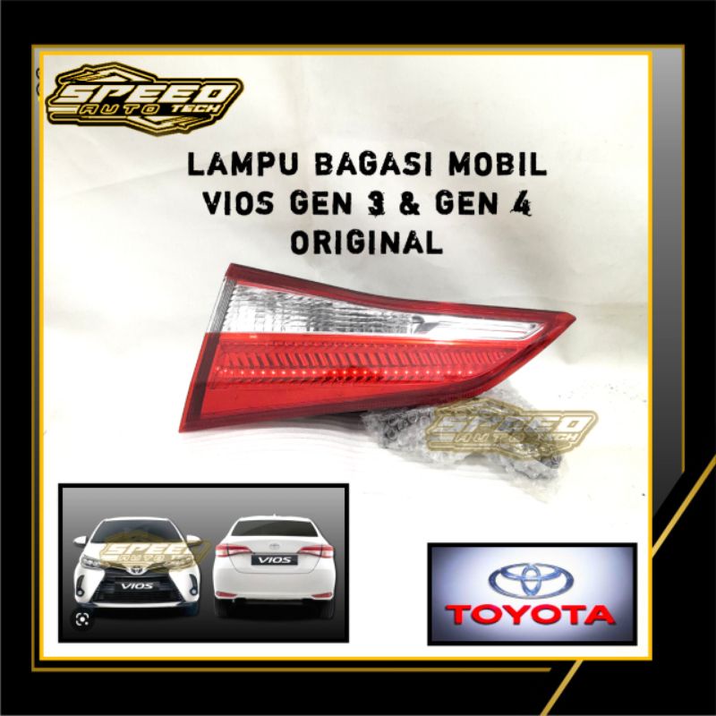 Vios gen 3 gen 4 trunk lights, original toyota vios trunk rear lights ...