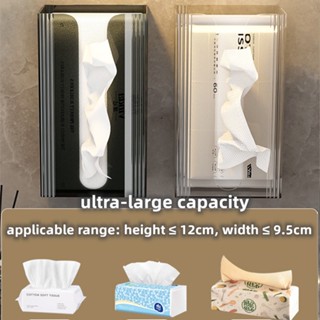 Tissue Box Wall Mounted Kleenex Wash towel storage box Toilet Bathroom ...