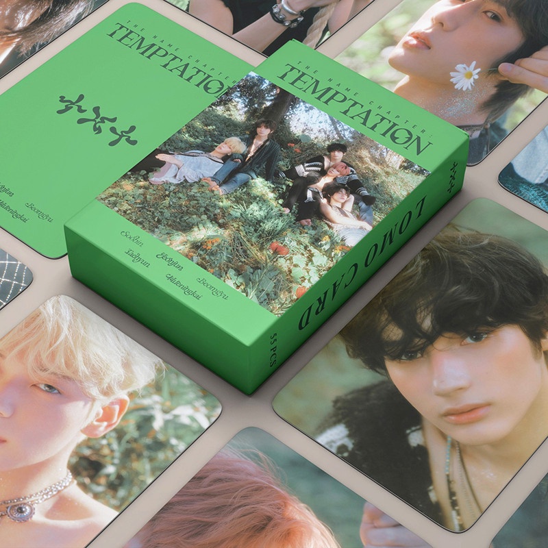 55pcs/box TXT Photocards TEMPTATION LOMO Card Postcard Collection Card ...