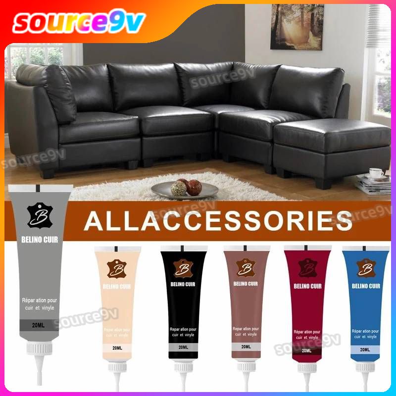 Leather Repair Filler Cream Kit Restores Home Car Seat Sofa Scratch Rip ...