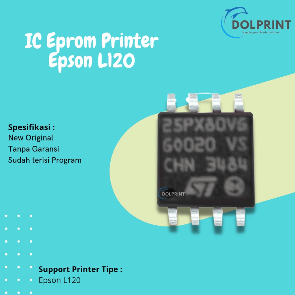 Epson L120 Eprom IC, Epson L120 Reset Eeprom IC, New Original Epson Printer Resetter | Shopee ...
