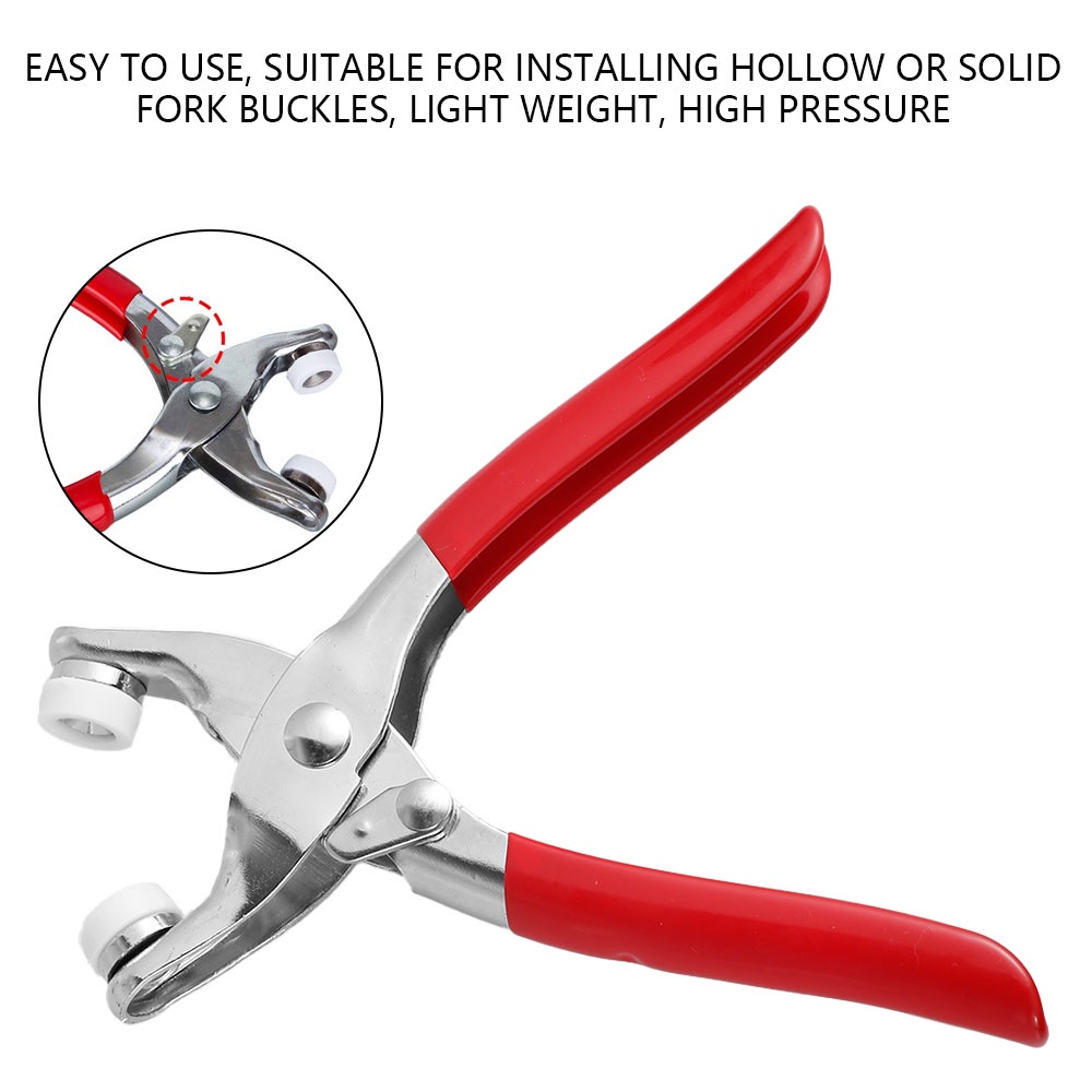 Snap Button Plier Tool 100 Set Hollow/Solid Prong Press Studs Snap ...