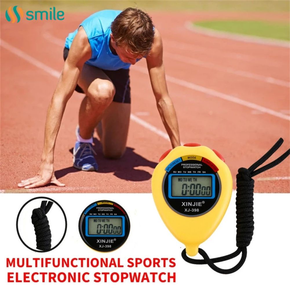 ღ Portable Handheld Sports Digital Lcd Stopwatch Waterproof ...