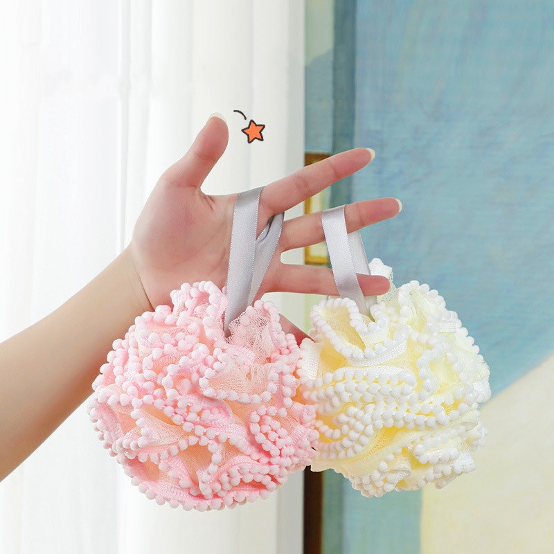 Durable Flower Bath Ball Body Shower Cleaning Exfoliating Scrubbers ...