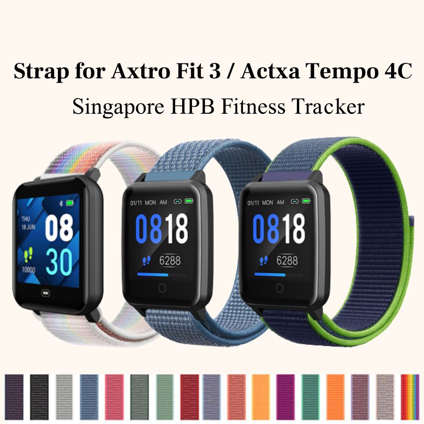 Axtro Fit 3 Strap Nylon High Quality Soft Breathable Wathc Band ...