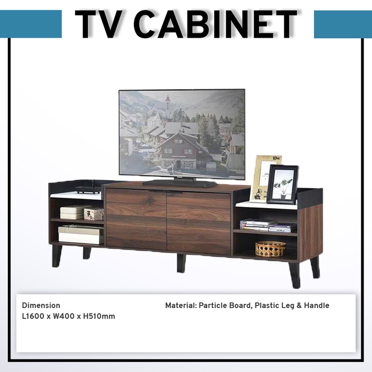 TV Cabinet TV Console Table 160 cm Living Hall Furniture TV Media ...