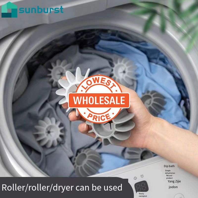 [Wholesale] Prevent Clothing From Winding Laundry Silicone Dryer Ball ...