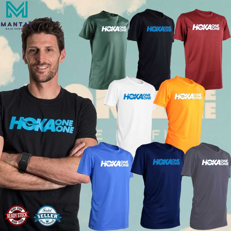 hoka jersey hiking and trail running drifit shirt / microfiber ...