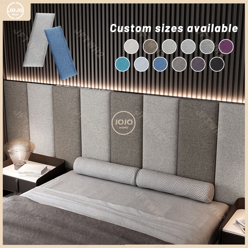 Tatami wall surround sticker bed head soft package board simple cotton ...