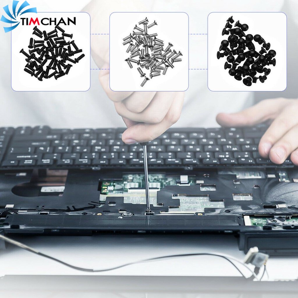 500Pcs 18 Types Laptop Notebook Computer Repair DIY Mini Flat Head ...