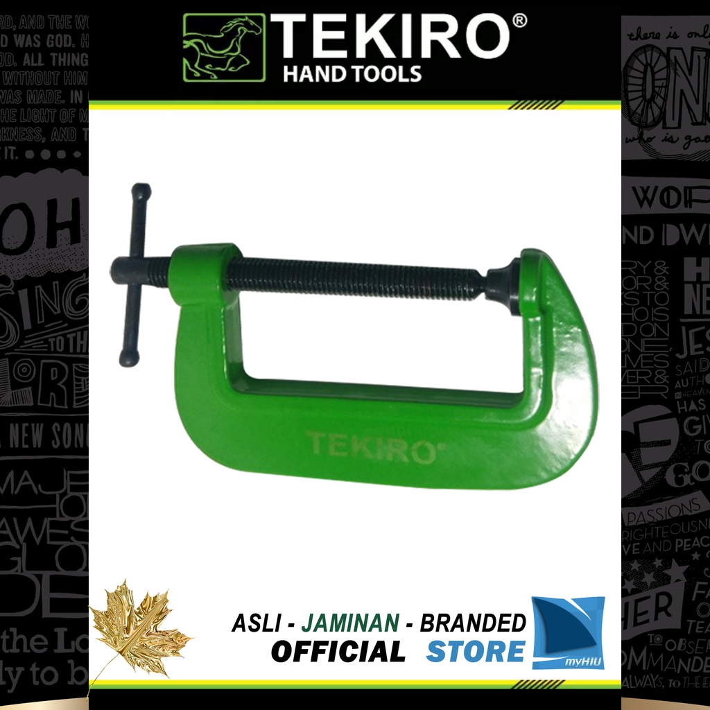 3" inch Static Clamp Tool Model C Clamp TEKIRO Clamping Kit | Shopee ...