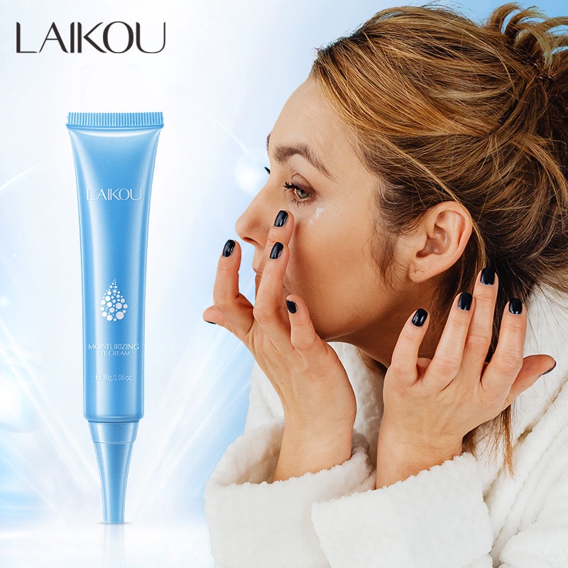 LAIKOU Eye Cream Hyaluronic Acid Anti-Wrinkle Anti-Aging Eye Gel ...