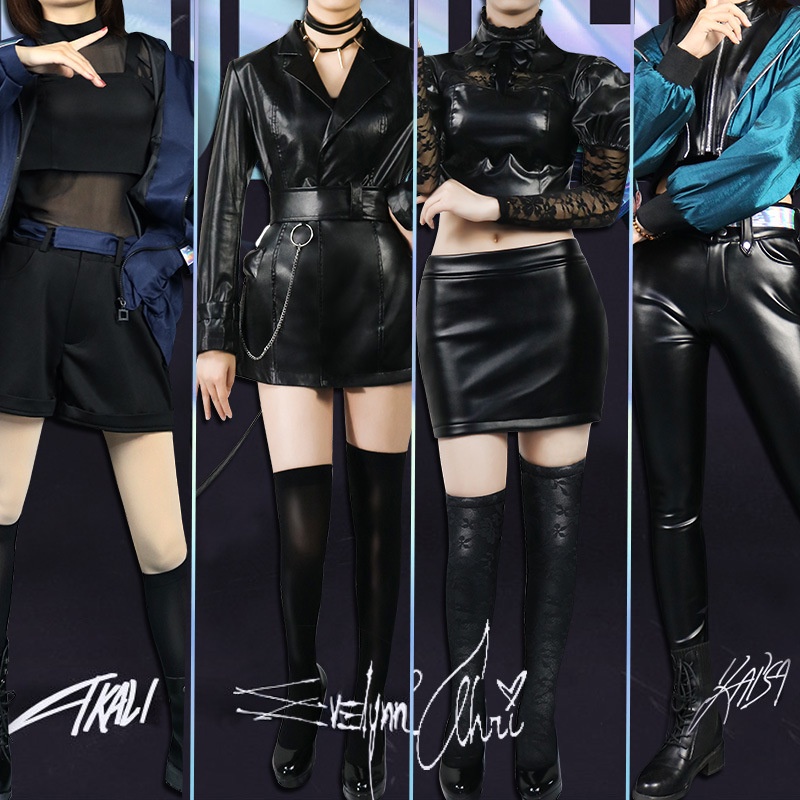 LOL Game League of Legends KDA Girl Group Cosplay Evelynn Cosplay KDA ...