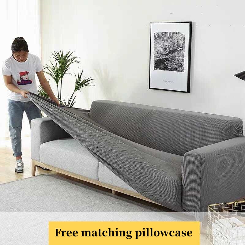 Thick Sofa Cover All-Inclusive Elastic Combination Type Full Fabric ...