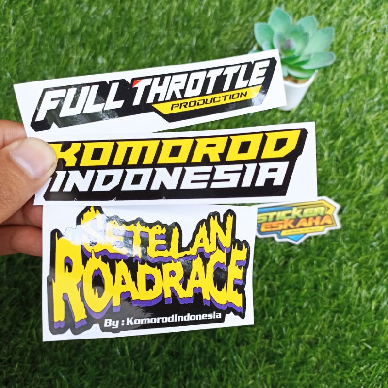 Stickerpack Komorod Indonesia Sticker Set Road Race | Shopee Singapore