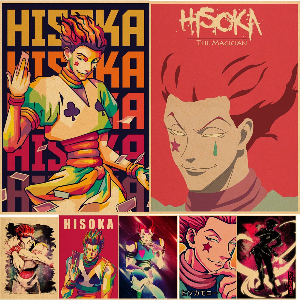 Anime Hunter X Hunter Poster Killua Zoldyck Kurapika Gon Freecss Hisoka ...