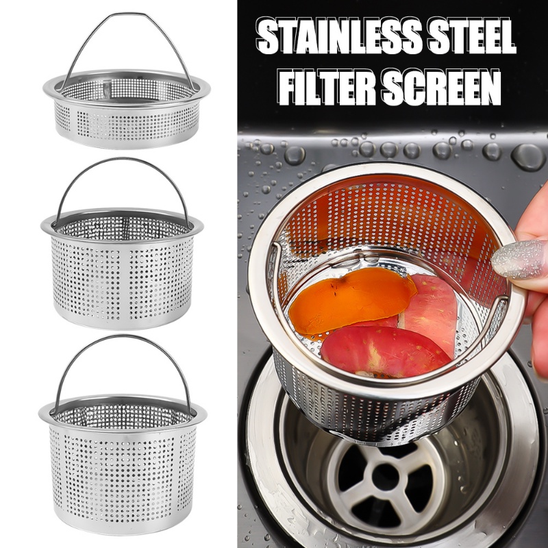 Kitchen and Bathroom Sink Strainer / Stainless Steel Sink Drains ...