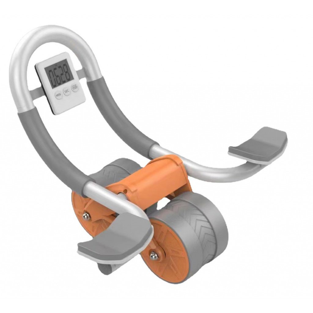 READY STOCK Abdominal wheel elbow support automatic rebound tank wheel ...