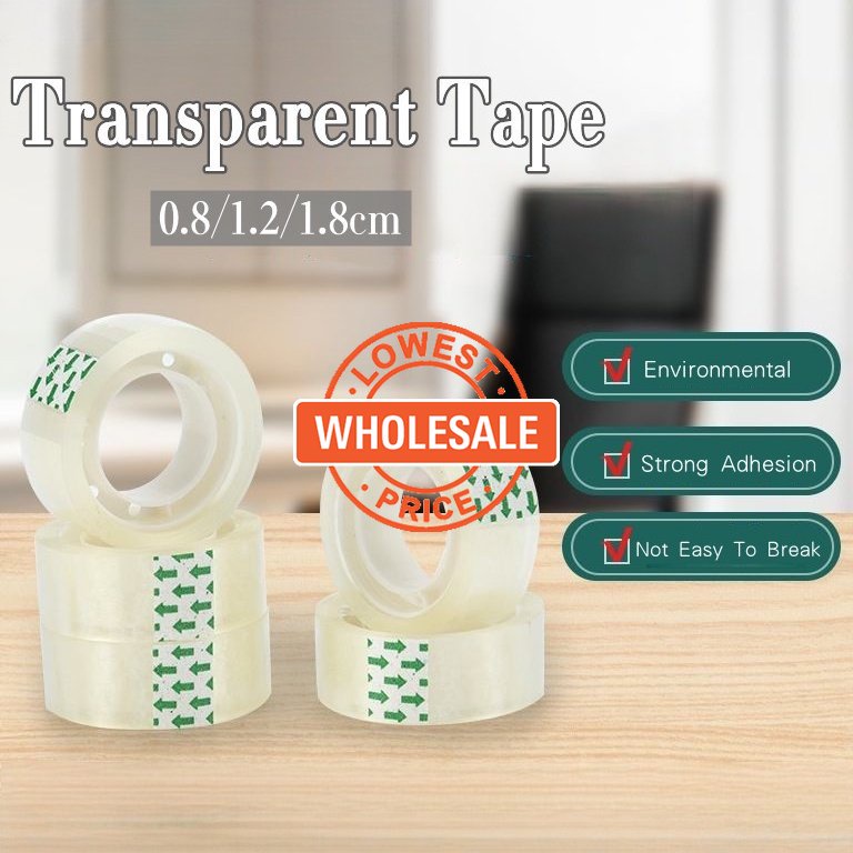 [Wholesale Price] 1PC 8/12/18mm Transparent Tape Clear Self-Adhesive ...