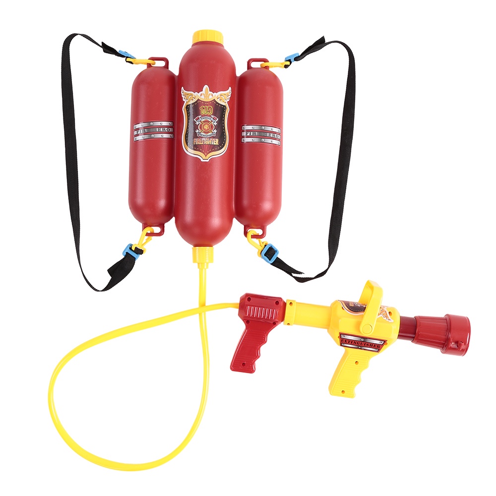 Fireman Toys Backpack Water Spraying Toy Blaster Extinguisher with ...