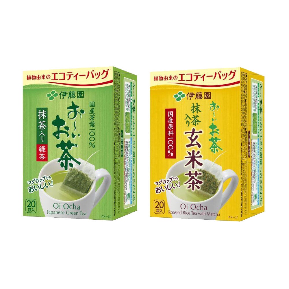 [In stock] ITO EN Oi-Ocha Tea Bags - Matcha with Green Tea / Genmaicha ...