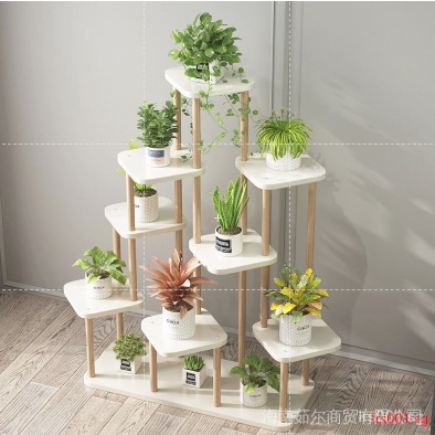 Plant Rack Balcony Plant Stand Flower Pot Stand Flower Rack Multilayer ...