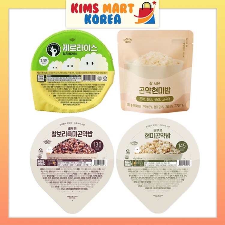 Grocery Seoul Konjac Brown Rice, Sticky Barley, Dashin Konjac Rice ...