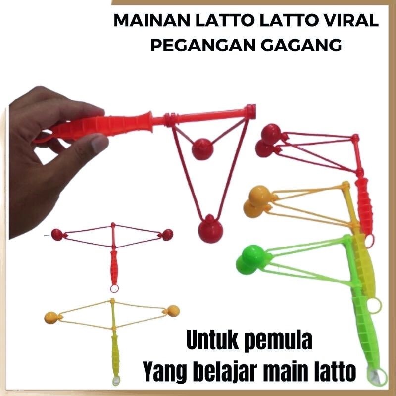 5PCS Viral Toys Lato Lato Tangkai Toys Latto Marble Latto Lampu LED ...