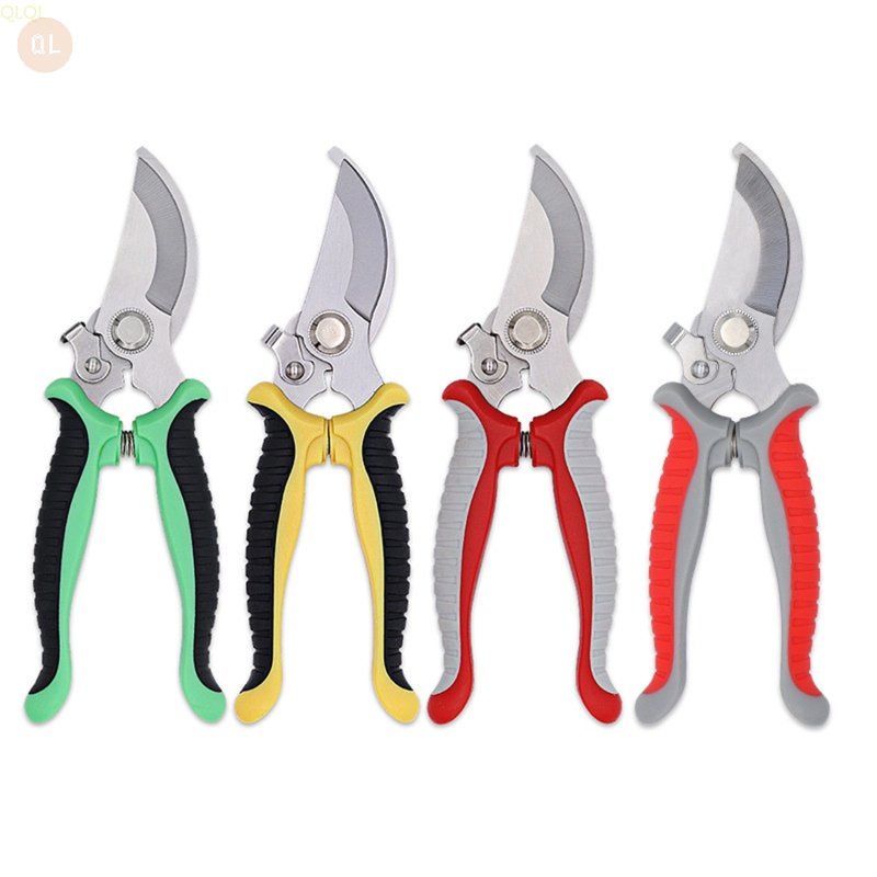 [QLQL] Pruner Garden Scissors Professional Sharp Bypass Pruning Shears ...