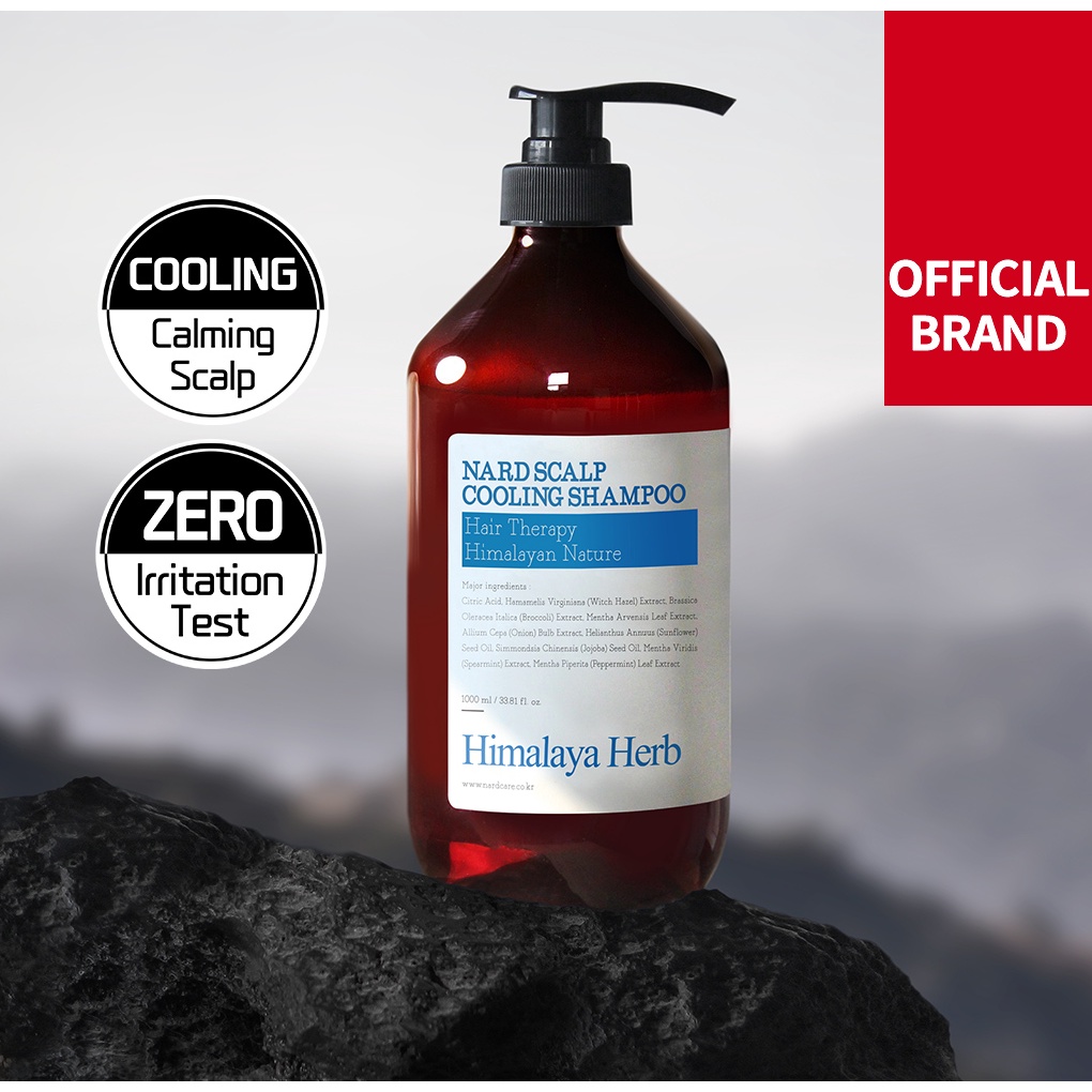 [NARD] Scalp Cooling Shampoo 500ml/1000ml - Sensitive Scalp, Itchiness ...