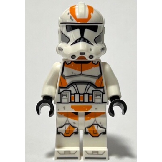 Lego Minifigure sw1235 Clone Trooper, 212th Attack Battalion (Phase 2) - White Arms, Dirt Stains ...