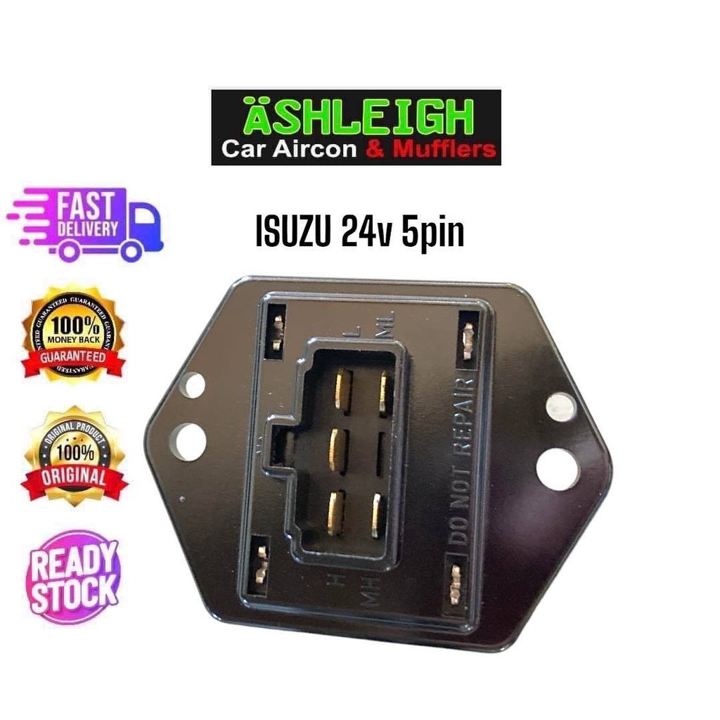 Isuzu 24v 5pin Resistor Block Car Aircon Parts for Blower motor ...