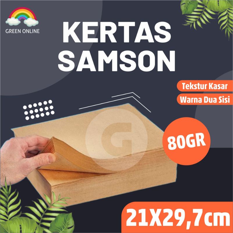 KRAFT SAMSON PAPER 80Gram A4 (50lbr) | Shopee Singapore