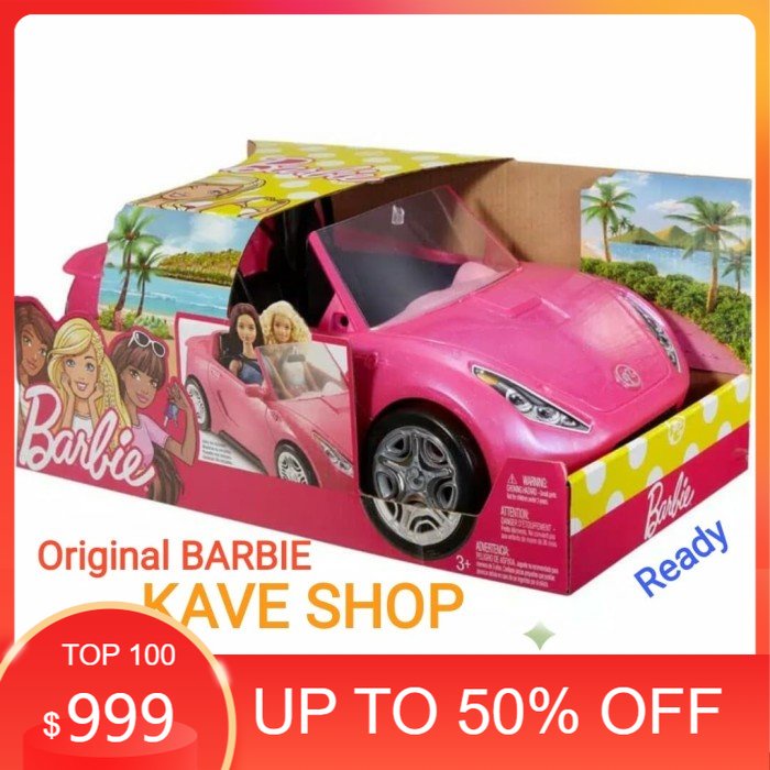 Barbie Convertible Car - Original MATTEL | Shopee Singapore