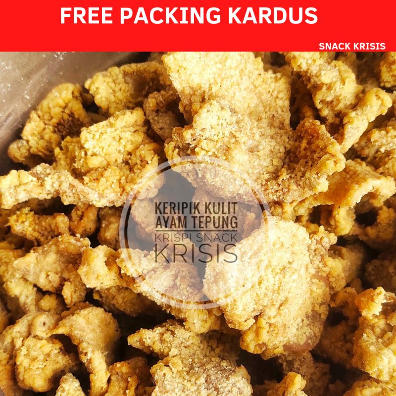 Crispy chicken skin chips 250 grams | Shopee Singapore