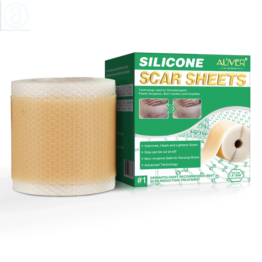 ALIVER Silicone Gel Strips Patch Silicone Scar Sheets Reusable Silicone ... ALIVER Silicone Gel Strips Patch Silicone Scar Sheets Reusable Silicone ...
