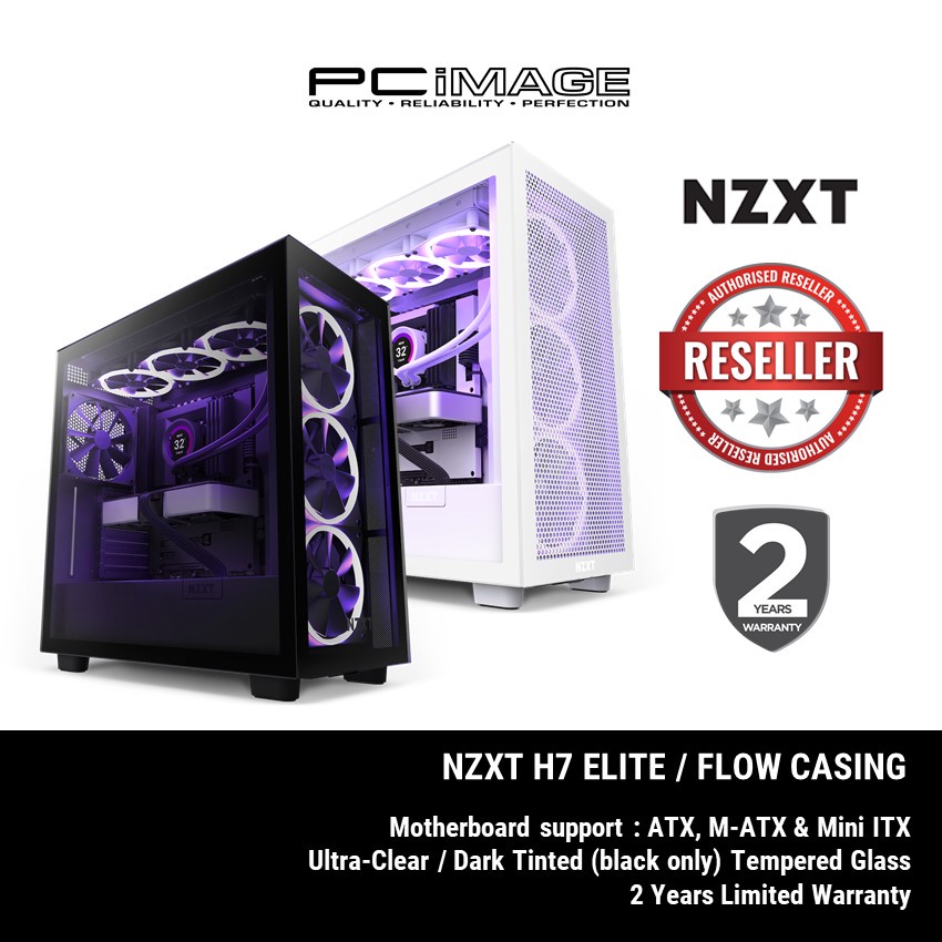 NZXT H7 ELITE FLOW MID TOWER CASING | Shopee Singapore