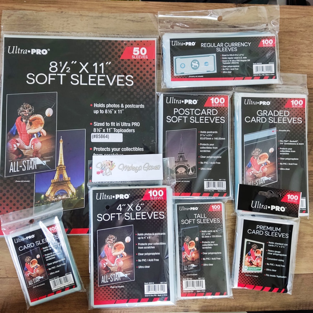 Ultra Pro Soft Regular Premium Postcard 2.5x3.5" 2.5x4.75" 3x5" 4x6 ...