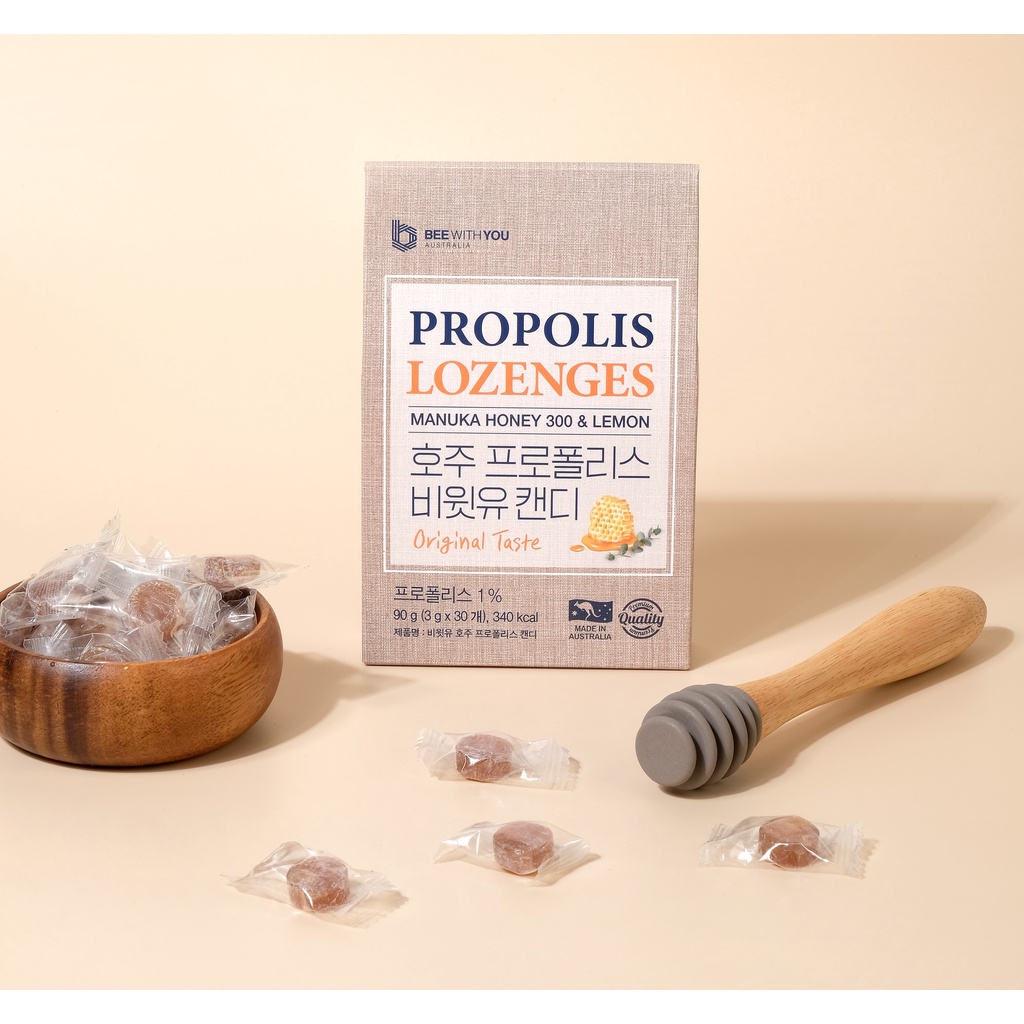 [BEE WITH YOU] Propolis manuka honey mgo 300+ candy from australia (90g ...