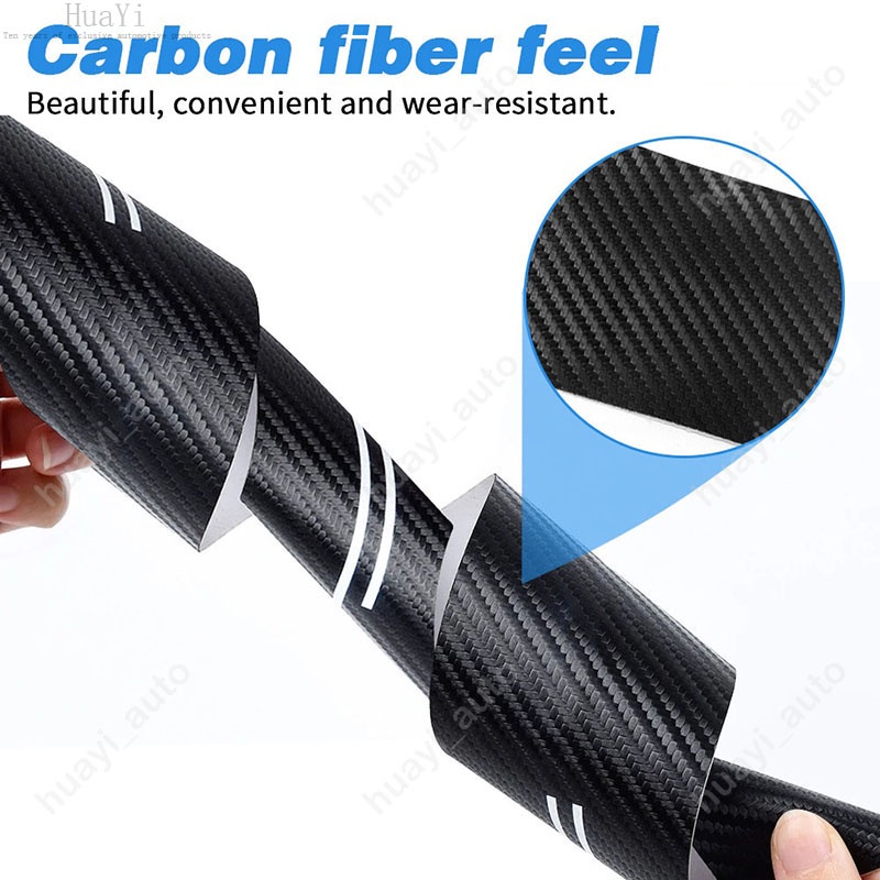 Toyota Corolla Altis Car Door Sill Sticker Anti-Scratch Carbon Fiber ...