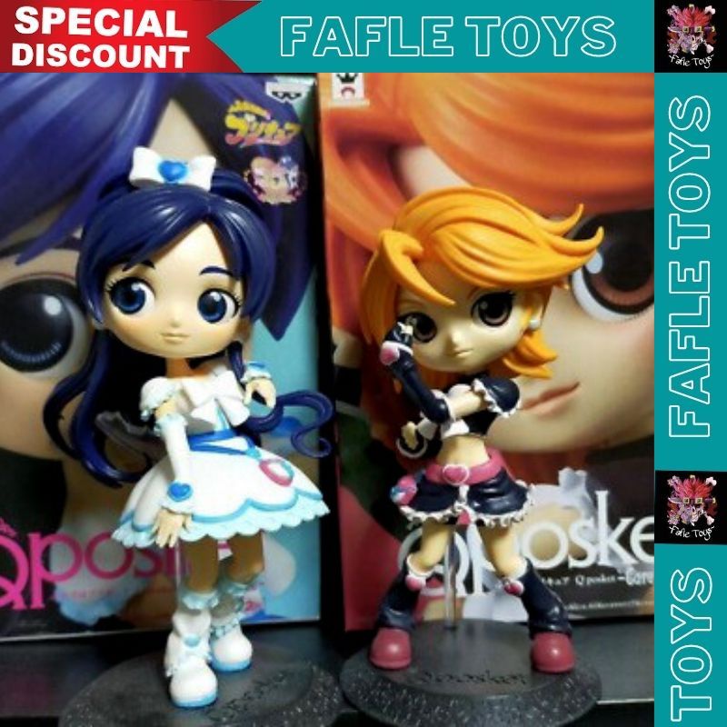 Action FIGURE PRETTY CURE CURE White QPOSKET CURE Black Q POSKET/Disney ...