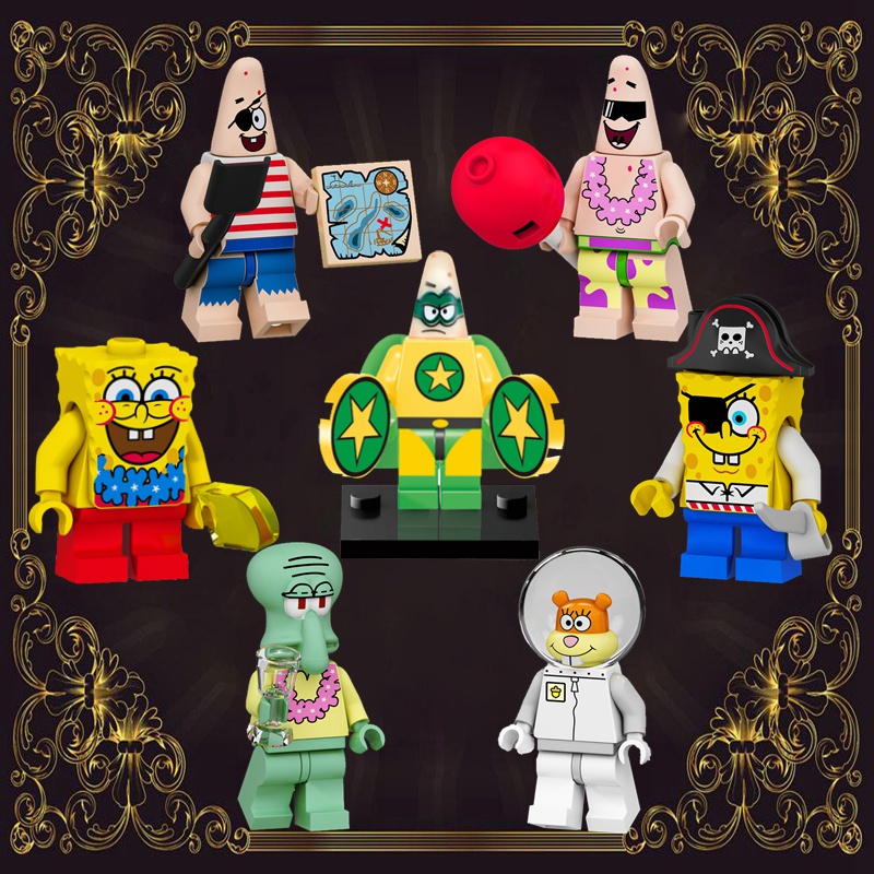 Anime SpongeBob Patrick Star Birthday Gift Education Toys For Children ...